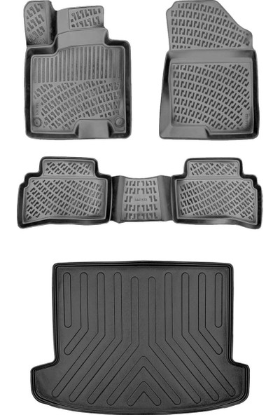 Bizymo Kia Sportage 2022+ 3D Paspas ve Bagaj Havuzu Seti Bizymo