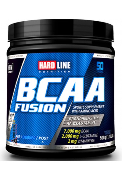 Hardline Nutrition Hardline Bcaa Fusion 500 gr 50 Servis Nar