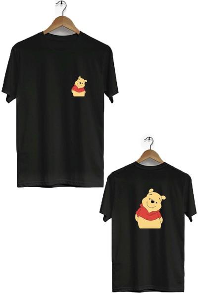 Hero Tasarım Winnie The Pooh Ön Arka Baskılı Kısa Kol Tişört BLL253 Siyah Xxl Hero Tasarım Winnie The Pooh Ön Arka Baskılı Kısa Kol Tişört BLL253 Siyah Xxl