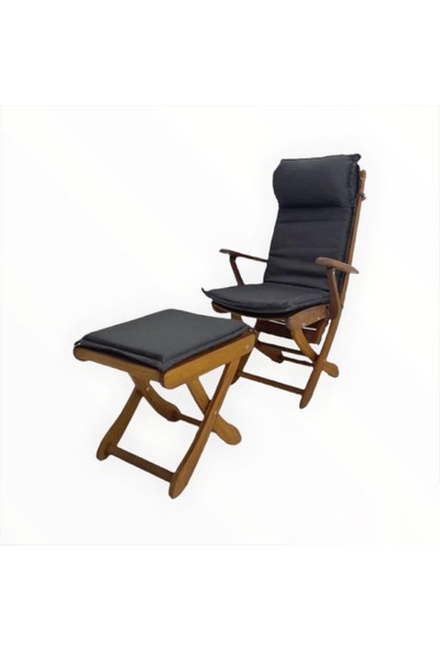 Intersystem Celine Antrasit Three In One Kolçaklı Sandalye ve Ayak Uzatma Takım, Koltuk, Şezlong, Iroko, Ahşap Intersystem Celine Antrasit Three In One Kolçaklı Sandalye ve Ayak Uzatma Takım, Koltuk, Şezlong, Iroko, Ahşap