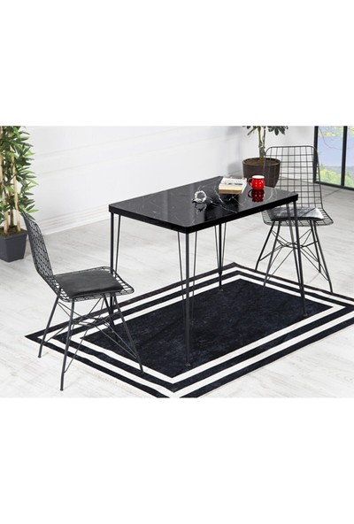 Trendy Assel Linda 2 Kişilik Yemek Masası Takımı-Mutfak Masası Takımı- 70X110 Oval Kenar Trendy Assel Linda 2 Kişilik Yemek Masası Takımı-Mutfak Masası Takımı- 70X110 Oval Kenar