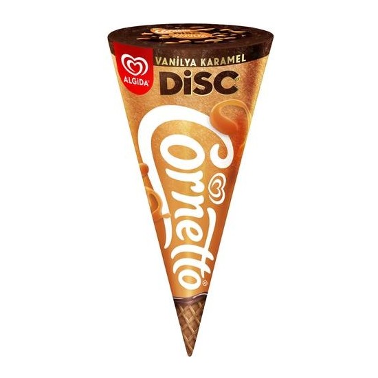 Algida Cornetto Disc Vanilya Karamel (140 Ml) Fiyatı