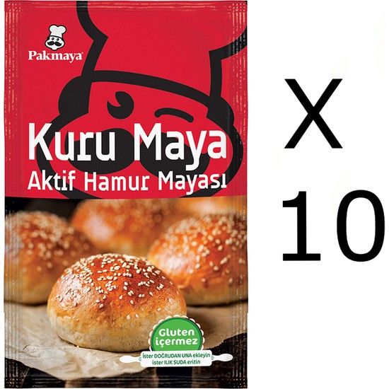 Pakmaya Kuru Maya 10 Adet x 100 gr Fiyatı - Taksit Seçenekleri