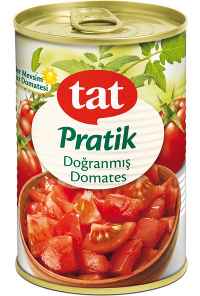 Tat Doğranmış Domates Teneke 400 Gr