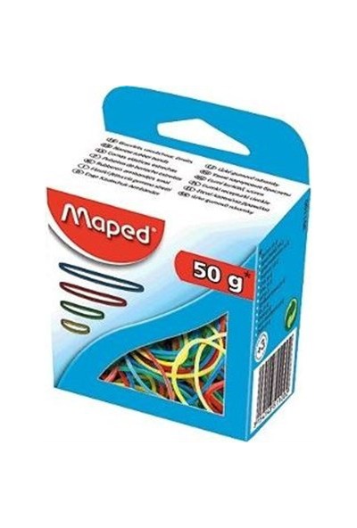 Maped Ambalaj Lastiği Renkli 50Gr 351100 Maped Ambalaj Lastiği Renkli 50Gr 351100