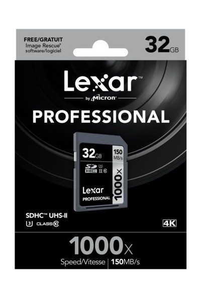 Lexar 32GB 1000x Professional SDHC Hafıza Kartı UHS-II 150MB/sn (LSD32GCRBEU1000) Lexar 32GB 1000x Professional SDHC Hafıza Kartı UHS-II 150MB/sn (LSD32GCRBEU1000)