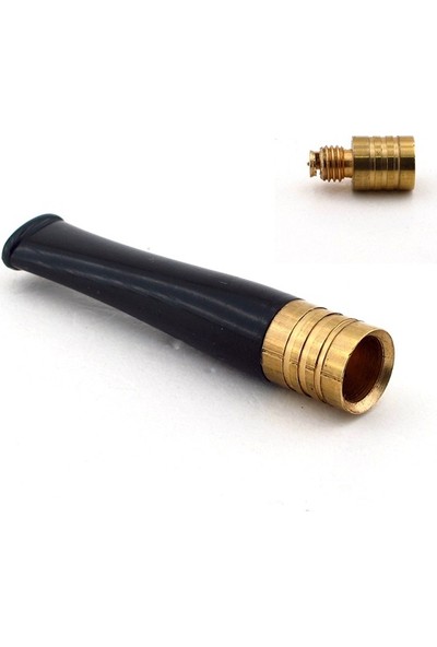 Pipsan Metal Filtreli Sigara Ağızlığı Siyah Sa207