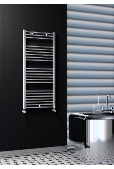 Radiva Haiti 500X1200 Düz Krom