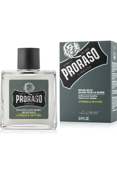 Proraso Sakal Balsamı - Cypress Vetyver 100 ml. Proraso Sakal Balsamı - Cypress Vetyver 100 ml.