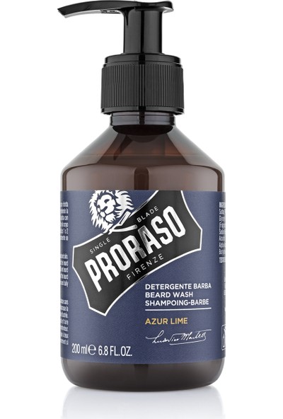 Proraso Sakal Şampuanı - Azure Lime 200 ml. Proraso Sakal Şampuanı - Azure Lime 200 ml.