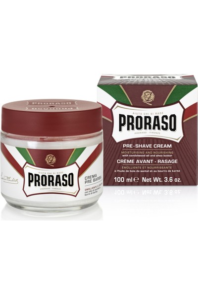 Proraso Sandal Ağacı Özlü Tıraş Öncesi Krem 100 ml.