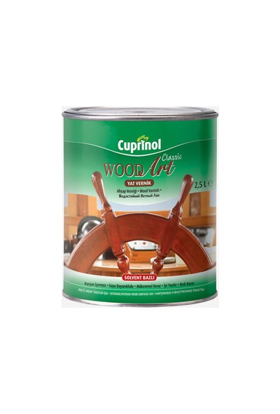 Cuprınol Wood Art Classic Yat Vernik 2,5 Lt. Cuprınol Wood Art Classic Yat Vernik 2,5 Lt.