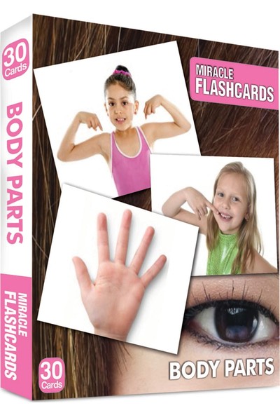 Miracle Flashcards: Body Parts Box 30 Cards