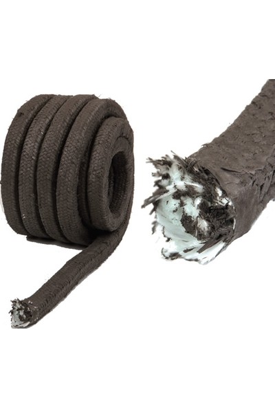 Dem Cam Elyaf Örgülü Grafitli 18*18 Mm (1 Metre)