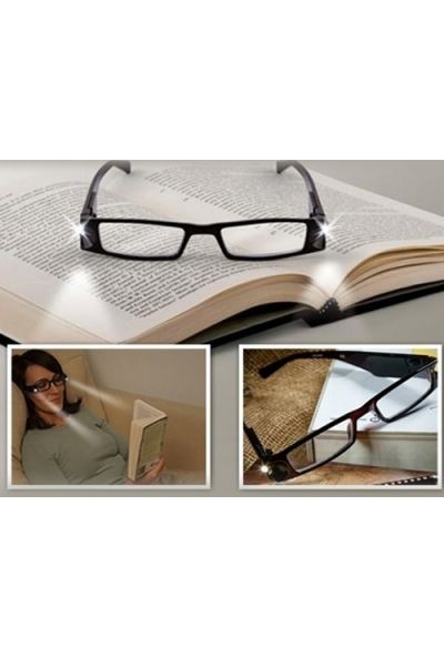 Hediye Paketim Led Işıklı Kitap Okuma Gözlüğü - Numarasız Hediye Paketim Led Işıklı Kitap Okuma Gözlüğü - Numarasız