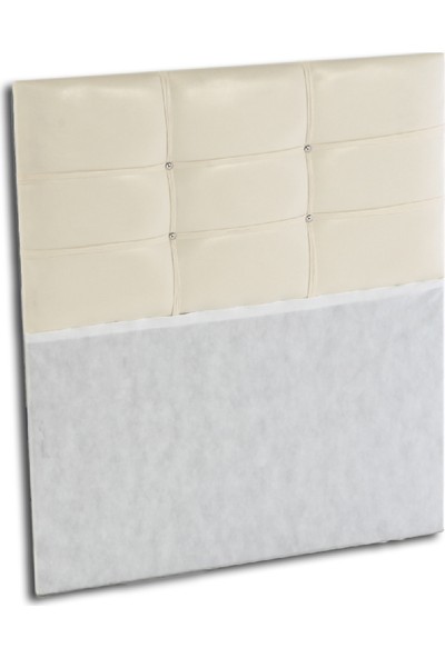 Mobpazar Tek Kişilik Baza Başlığı 90 Cm Krem Renk