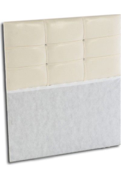 Mobpazar Tek Kişilik Baza Başlığı 100 Cm Krem Renk