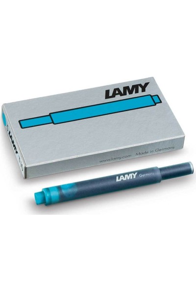 Lamy Dolmakalem Kartuşu Turkuaz 5Li T10T Lamy Dolmakalem Kartuşu Turkuaz 5Li T10T