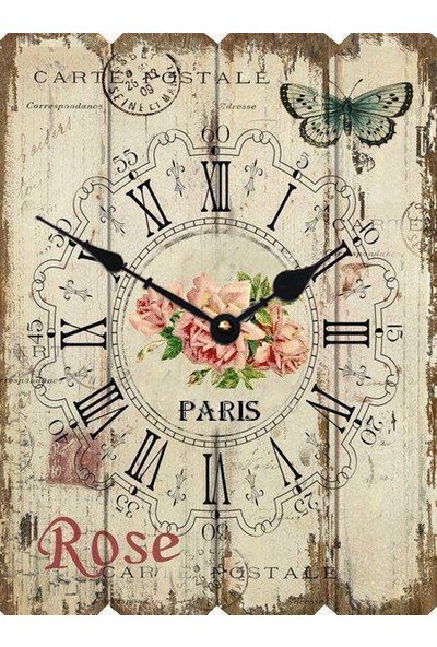 Markakanvas Ahşap 35X50Cm Duvar Saati Markakanvas Ahşap 35X50Cm Duvar Saati