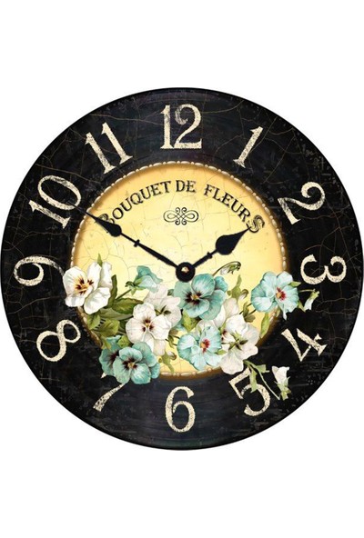 Markakanvas Ahşap Yuvarlak Duvar Saati Markakanvas Ahşap Yuvarlak Duvar Saati