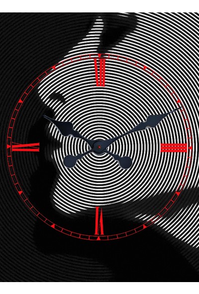 Markakanvas Ahşap 40X50Cm Duvar Saati