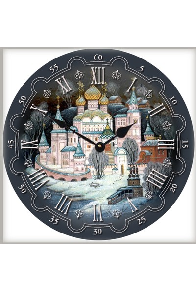 Markakanvas Ahşap Yuvarlak Duvar Saati Markakanvas Ahşap Yuvarlak Duvar Saati