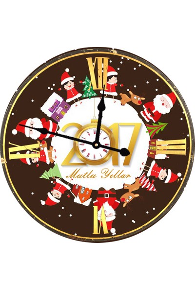 Markakanvas Ahşap Yuvarlak Çocuk Duvar Saati Markakanvas Ahşap Yuvarlak Çocuk Duvar Saati