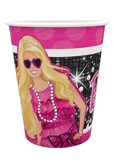 Partibahcesi Barbie Klasik Klasik Bardak 8'Li 200 Cc.