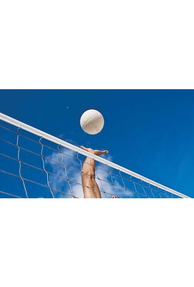 Adelinspor Diomond Plaj Voleybolu Filesi 8,5m ,İthal Brandalı,4 mm Çelik Halatlı 2,5 mm İp El Örgüsü Adelinspor Diomond Plaj Voleybolu Filesi 8,5m ,İthal Brandalı,4 mm Çelik Halatlı 2,5 mm İp El Örgüsü