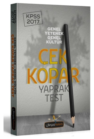 Beyaz Kalem Yayınları 2017 Kpss Genel Yetenek Genel Kültür Çek Kopar Yaprak Test Beyaz Kalem Yayınları 2017 Kpss Genel Yetenek Genel Kültür Çek Kopar Yaprak Test