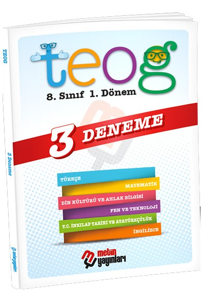 Metin Yayınları 8. Sınıf Teog 1 3 Deneme Sınavı Metin Yayınları 8. Sınıf Teog 1 3 Deneme Sınavı