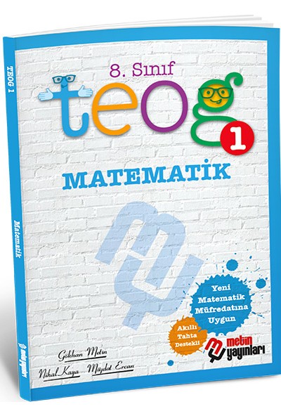 Metin Yayınları 8. Sınıf Teog 1 Matematik Konu Anlatımlı