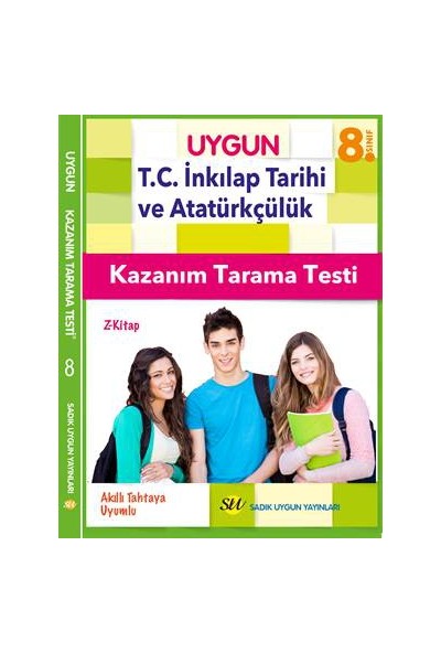 Sadık Uygun Yayınları 8.Sınıf İnkilap Tarihi Kazanım Tarama Testi Sadık Uygun Yayınları 8.Sınıf İnkilap Tarihi Kazanım Tarama Testi