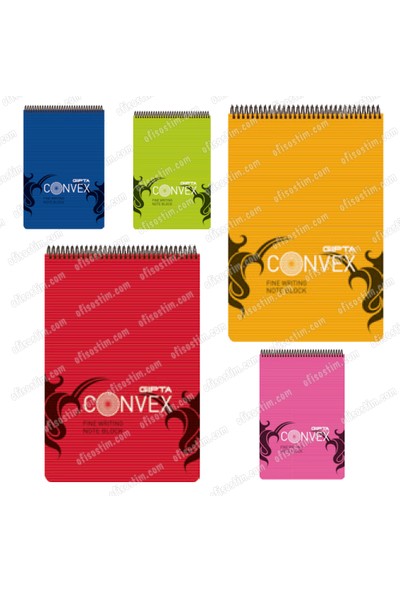 Gıpta Convex Sp.Pp.Kapak Blok A5 - 100 Yaprak Kare Gıpta Convex Sp.Pp.Kapak Blok A5 - 100 Yaprak Kare