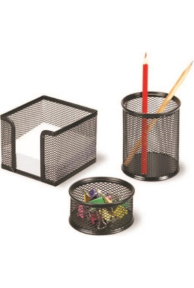 Gıpta Masa Seti Metal 3'lü Siyah F0030