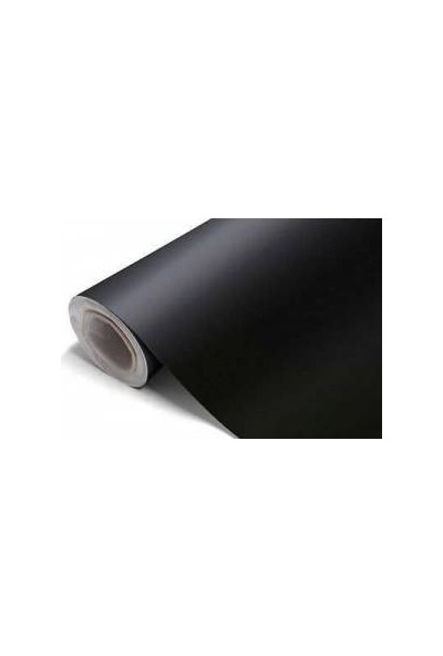 Mat Siyah Folyo Kendinden Yapışkanlı 122 cm x 3 Metre