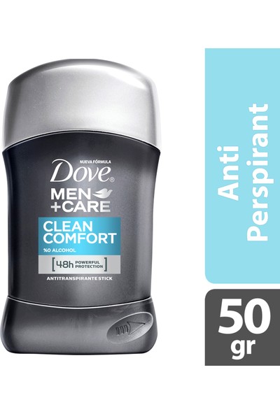 Dove Men Clean Comfort Stick Erkek Stick Deodorant 50 ml