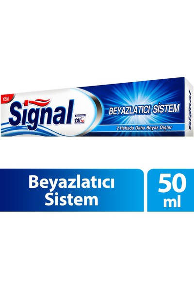 Signal Beyazlatıcı Sistem Diş Macunu 50 ml