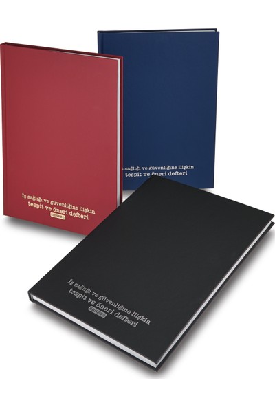 Bayındır İş sağlığı ve Güvenliğine İlişkin Tespit ve Öneri Defteri 50 Yp. Otokopili (Numaralı)