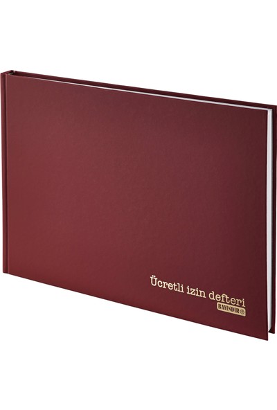 Bayındır Yıllık Ücretli İzin Defteri Ciltli 48 Yp.