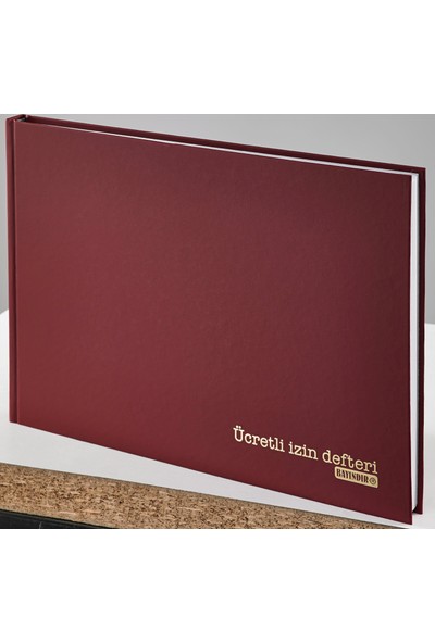 Bayındır Yıllık Ücretli İzin Defteri Ciltli 96 Yp.