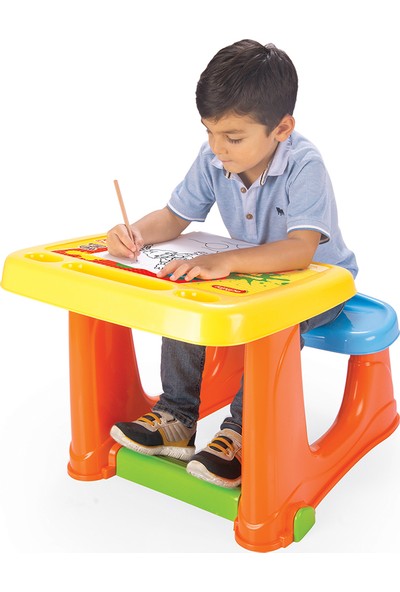 Dolu Smart Çalışma Masası - Sarı