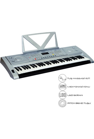 Org Manuel Raymond Tuş Hassasiyetli ve Midi MRK61MDT