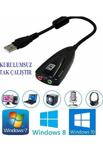 Alfais 4687 7.1 USB to Audio Çevirici Harici Ses Kartı Alfais 4687 7.1 USB to Audio Çevirici Harici Ses Kartı