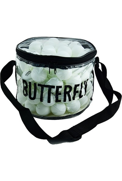 Butterfly 16005B Training Ball 100 Lü Çanta Antrenman Topu Beyaz