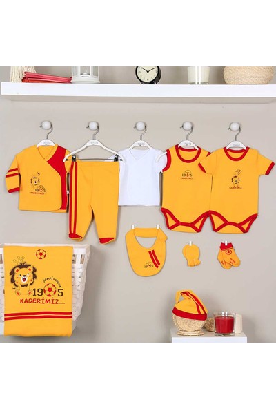 İmaj 155 Sarı Kırmızı Taraftar Bebek Hastane Çıkış Seti 10'lu İmaj 155 Sarı Kırmızı Taraftar Bebek Hastane Çıkış Seti 10'lu
