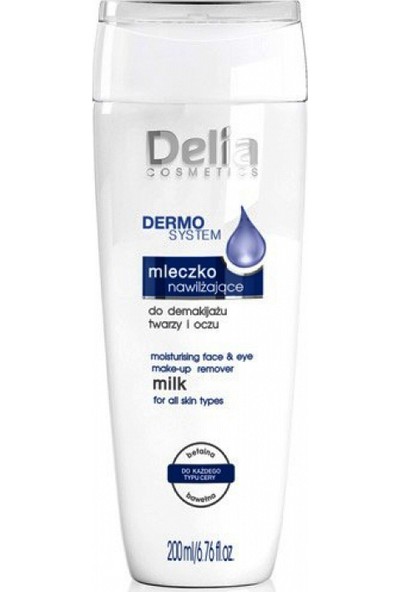 Delia Dermo System Nemlendirici Yüz Ve Göz Makyajı Temizleme Sütü 200 Ml Delia Dermo System Nemlendirici Yüz Ve Göz Makyajı Temizleme Sütü 200 Ml