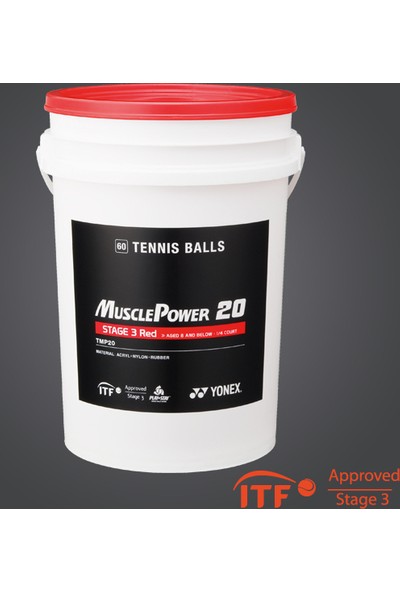 Yonex 5-7 Yaş 60'Lı Tenis Topu - Kırmızı Yonex 5-7 Yaş 60'Lı Tenis Topu - Kırmızı