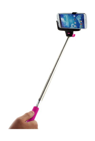 Gift Box Selfie Çubuğu Pembe