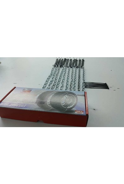 Eng Kolay Tak Çıkar Çelik Kar Zinciri Lastik Zinciri 10 Adet